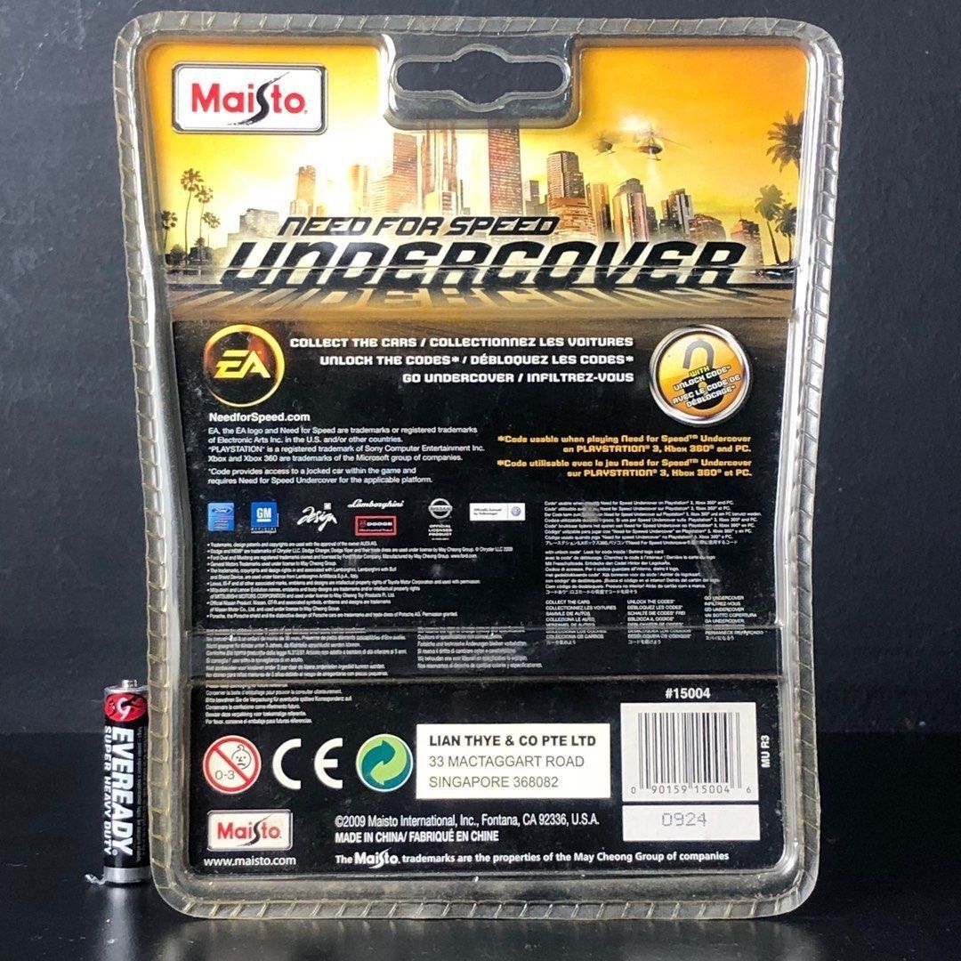 Maisto NFS Need for Speed Undercover 2006 Chevrolet Camaro Concept Die ...