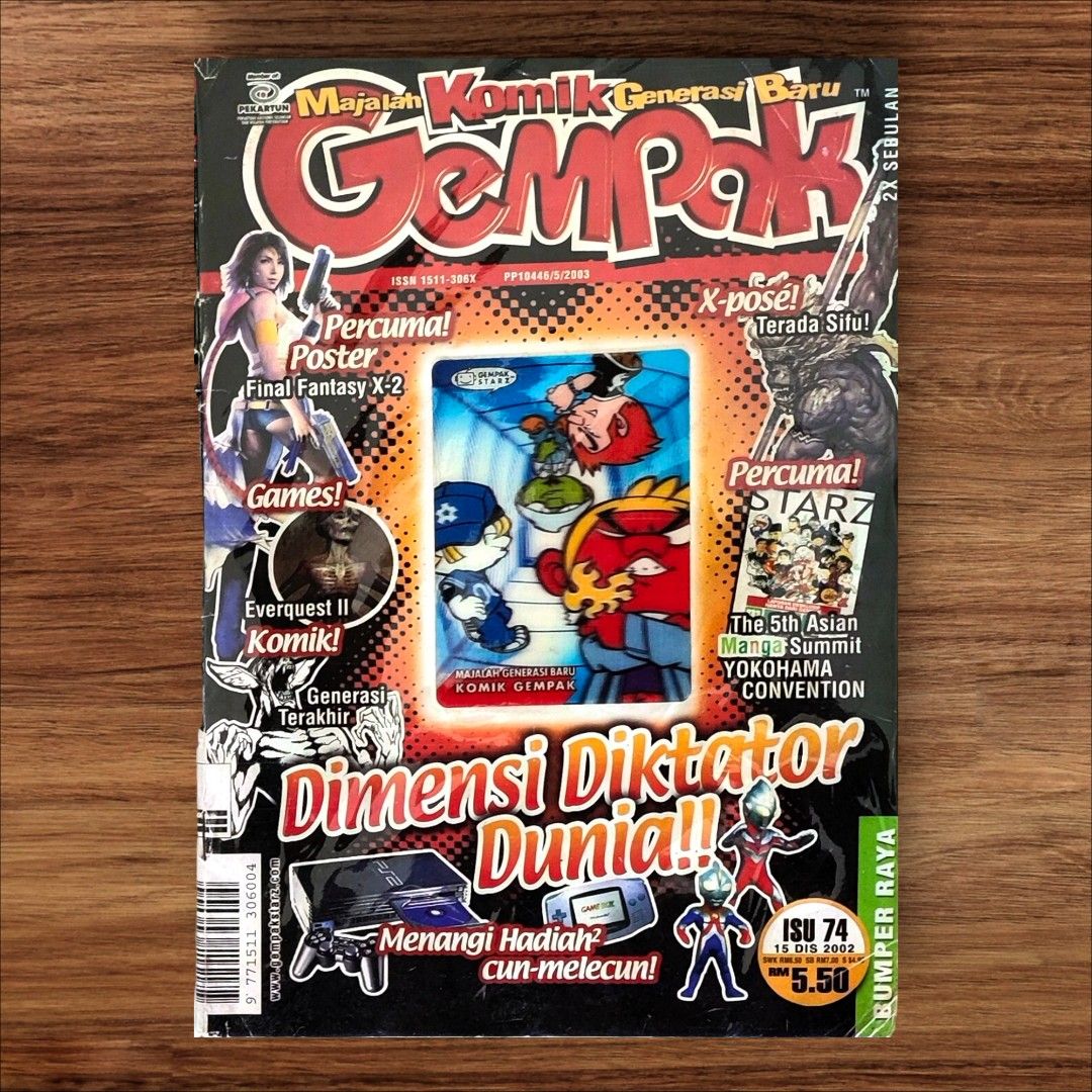 Majalah Grmpak Isu 74 + Kad Gengkey, Hobbies & Toys, Books & Magazines ...