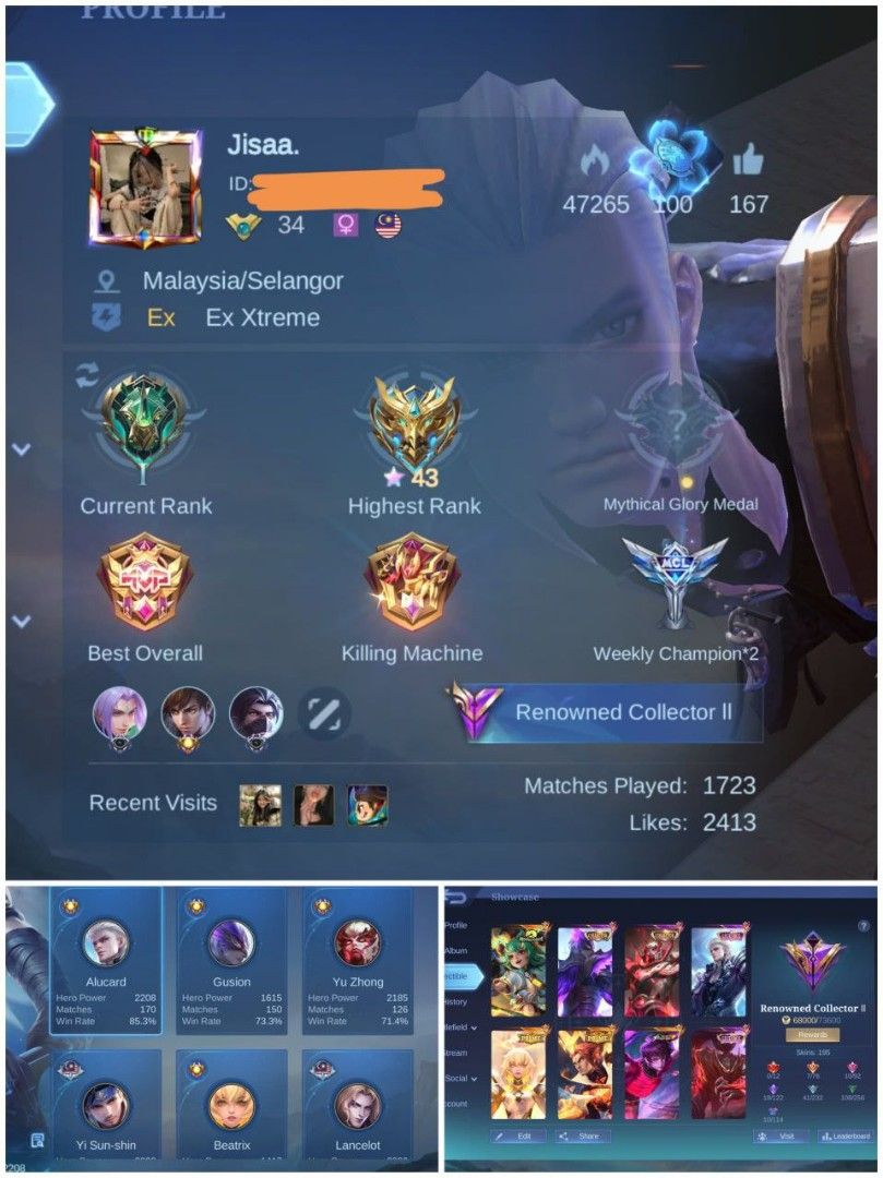 MLBB ACCOUNT, Video Gaming, Video Games, Others on Carousell