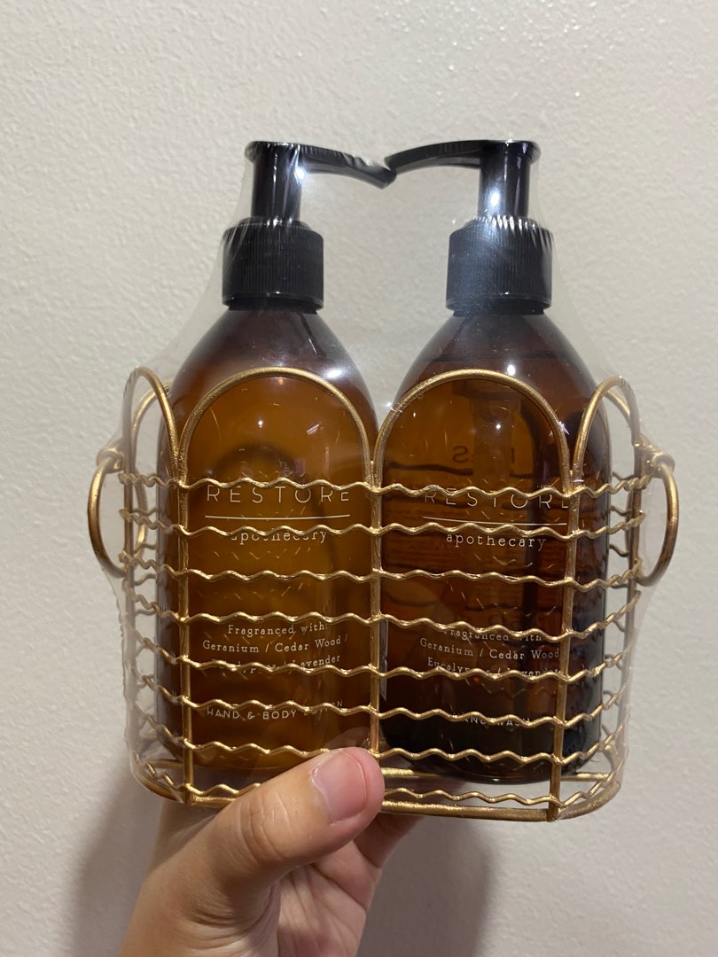 M&S Apothecary Restore Lotion and Hand Wash set, Beauty & Personal Care ...