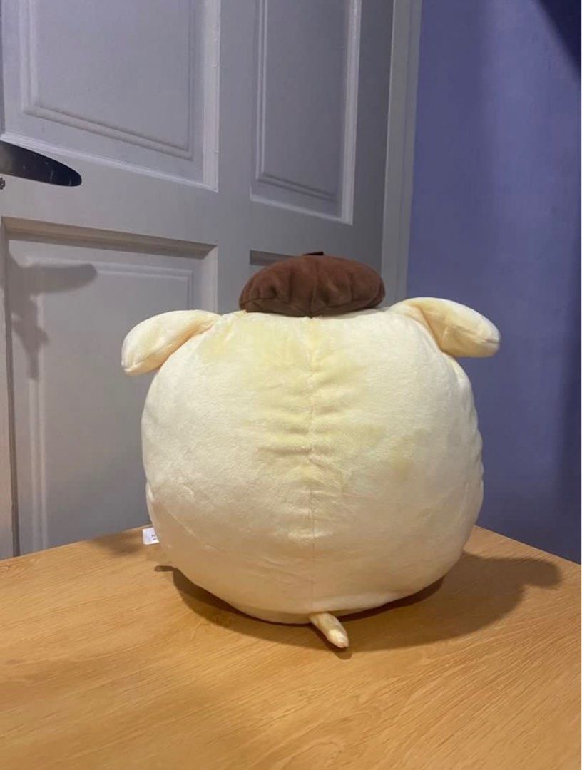 Nagano x Sanrio Characters Pompompurin BIG Plush With Muffin Stuffed ...