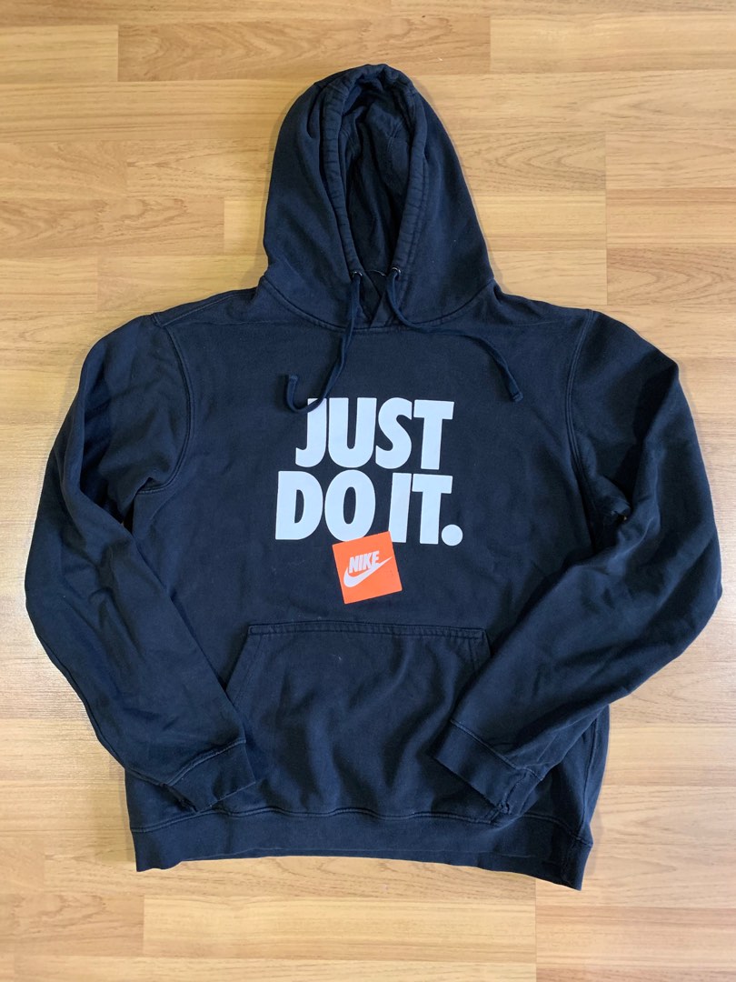 nike just do it, Men's Fashion, Tops & Sets, Hoodies on Carousell