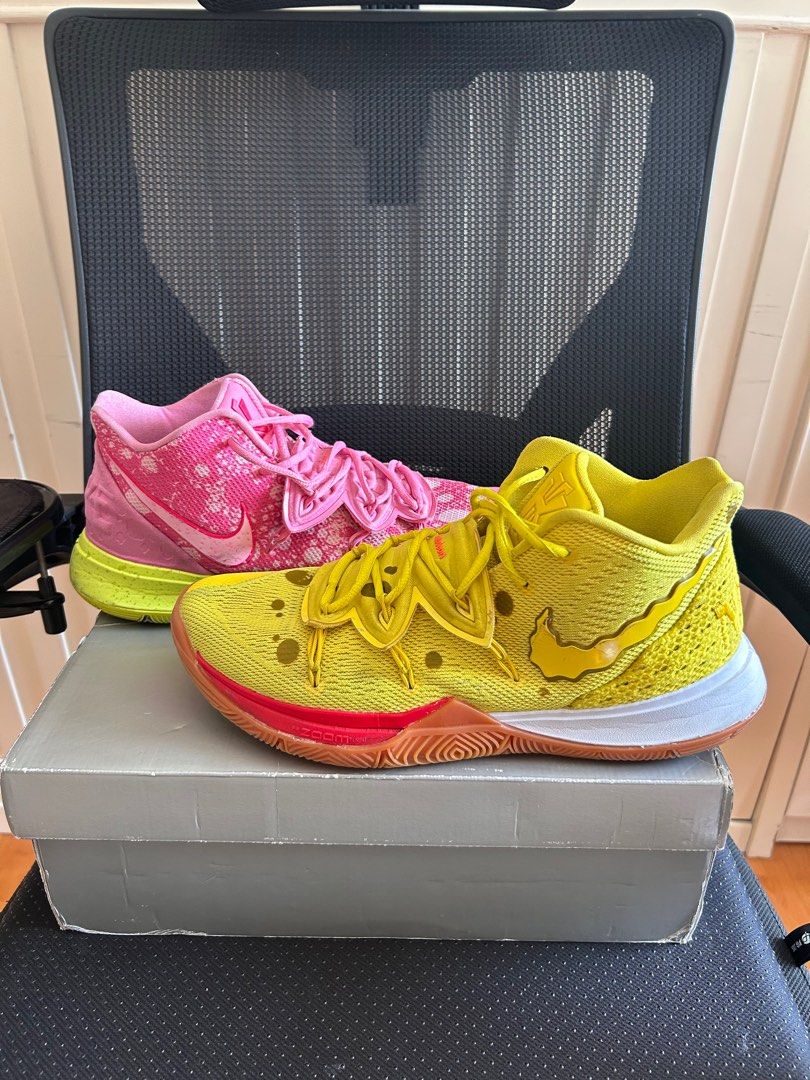 Nike kyrie 5 SpongeBob mismatch (not Jordan Kobe lebron gt cut curry ja ...
