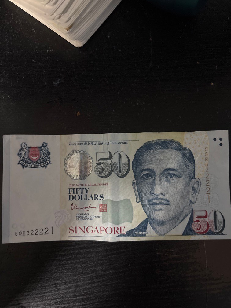 note with nice serial number, Tickets & Vouchers, Vouchers on Carousell