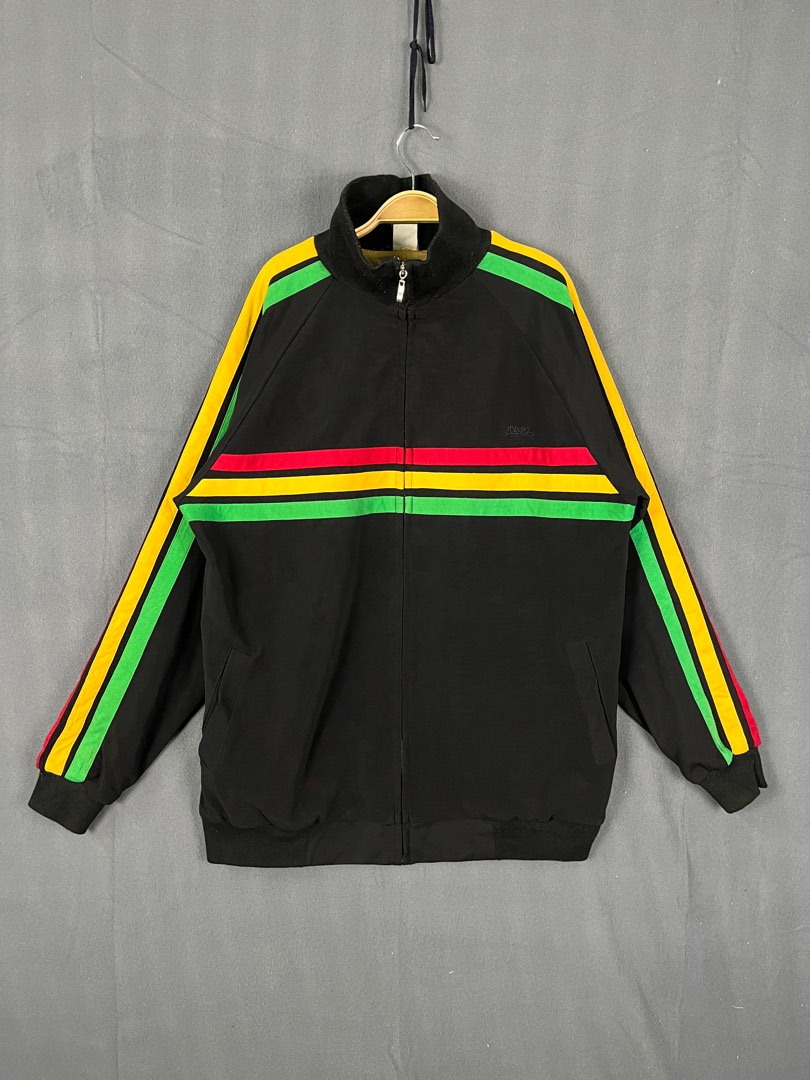 Octopus Army 3 Stripes Reggae Rasta Jamaica Tracktop, Men's Fashion ...