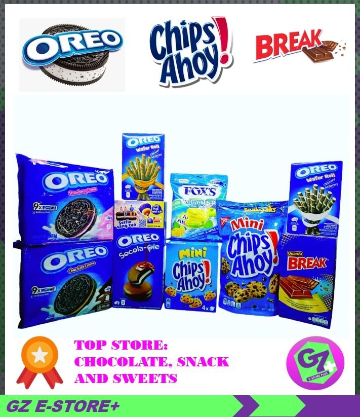 OREO CHIPS AHOY QUANTUM BREAK WAFERS CHOCOLATE SWEET AND SNACKS, Food & Drinks, Other Food ...