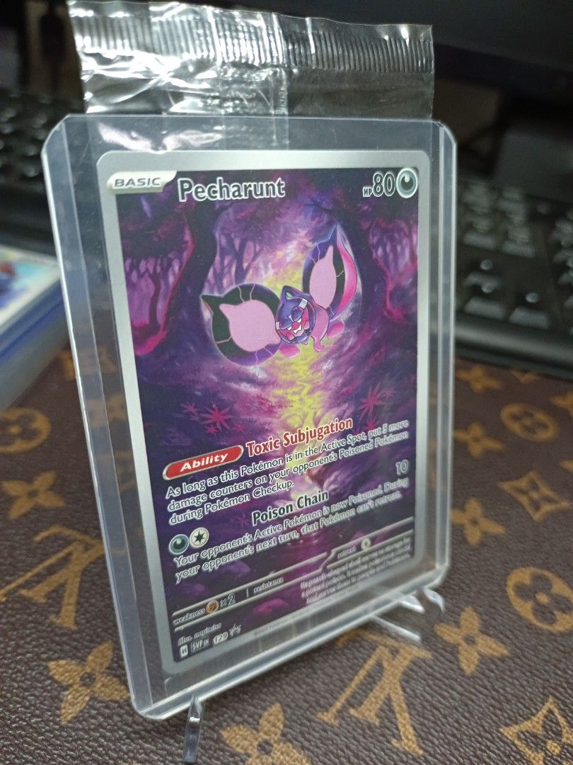 Pecharunt SVP 129 (SEALED) Promo Nagimiso Pokemon TCG Card 2024 ...