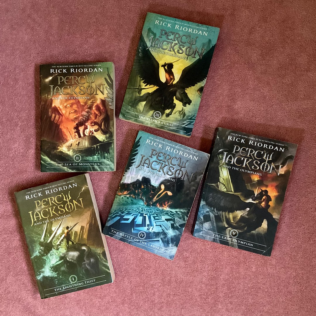 Percy Jackson Set Book 1-5, Hobbies & Toys, Books & Magazines, Fiction ...