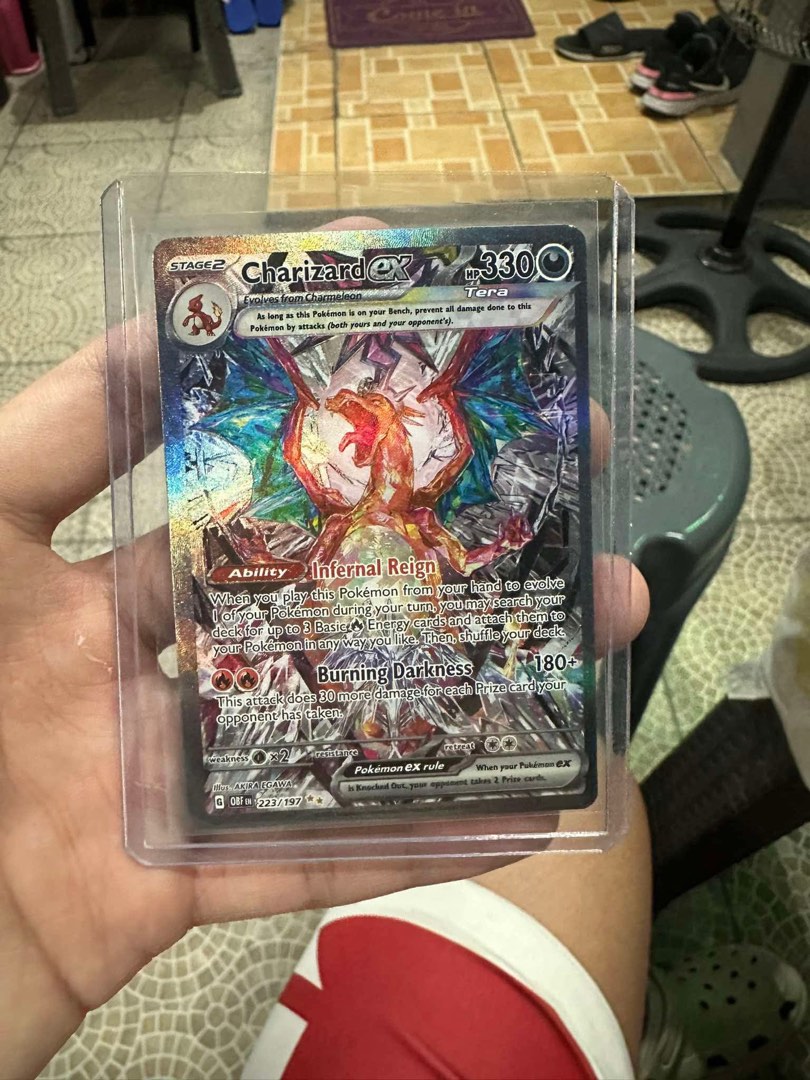 pokemon trading card Charizard OBF 223/197, Hobbies & Toys, Memorabilia ...