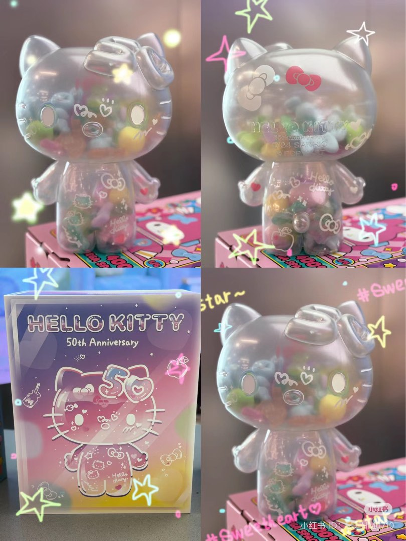 Trade Popmart hello kitty 50th anniversary big figurine, Hobbies & Toys ...