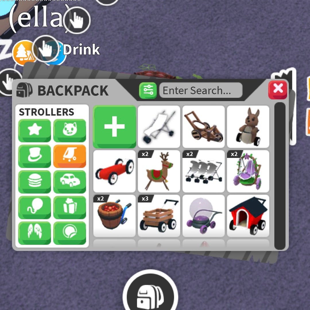 [roblox] adopt me stroller, Video Gaming, Gaming Accessories, In-Game ...