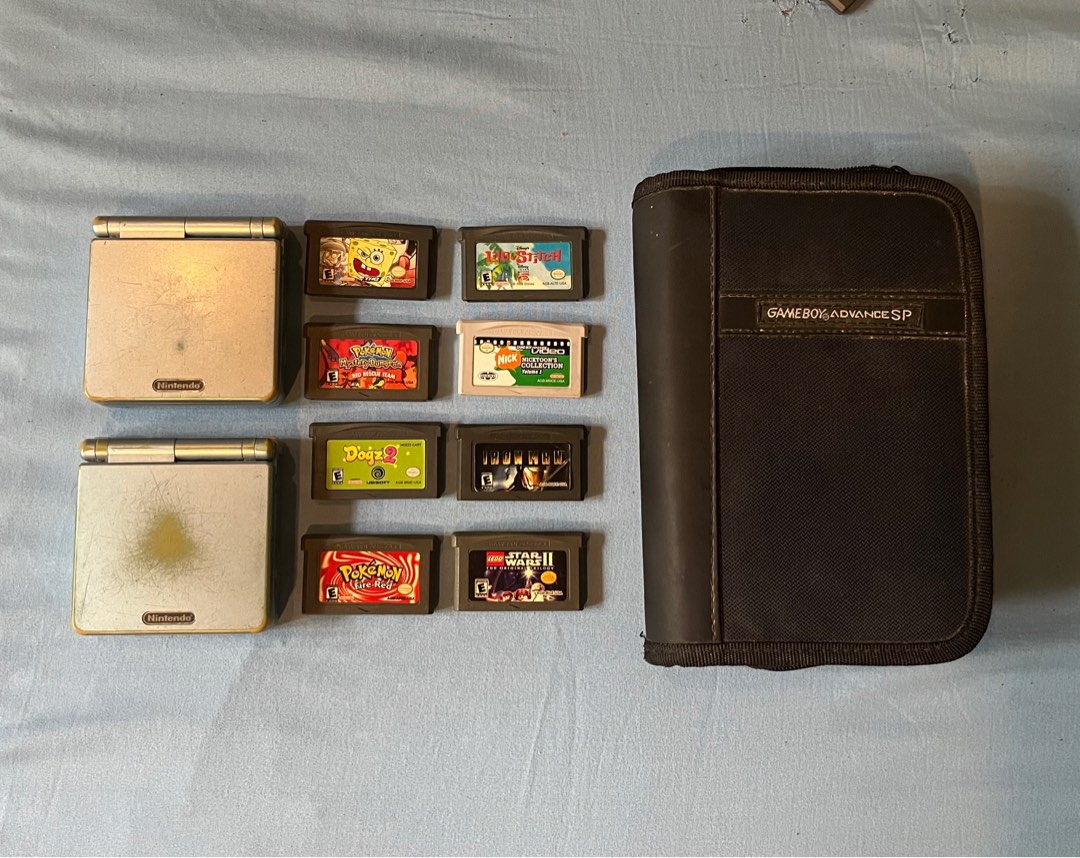 Rush Sale Nintendo Gambeboy Advance SP - 7 Games Tested 1 Video ...