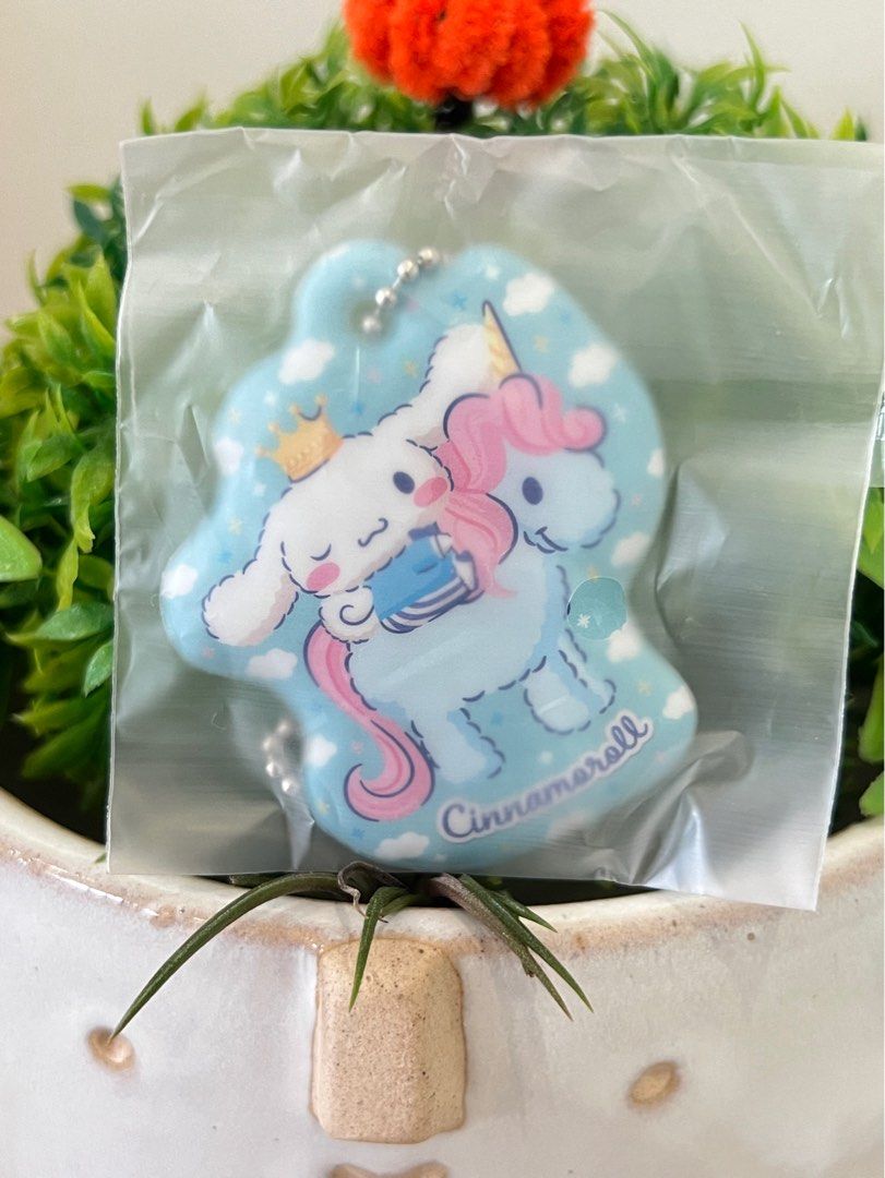 Sanrio Cinnamoroll Unicorn Name Tag Key Ring, Hobbies & Toys ...
