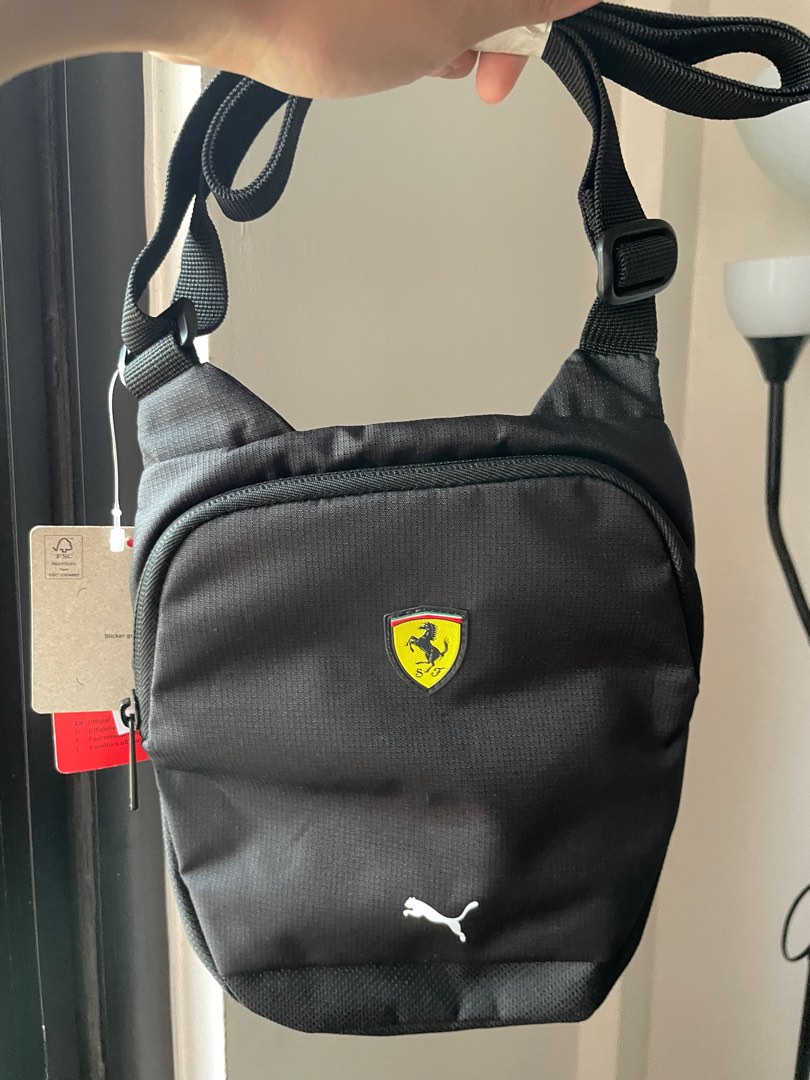 Scuderia Ferrari Race Portable Bag by Puma - Black, Men's Fashion, Bags ...