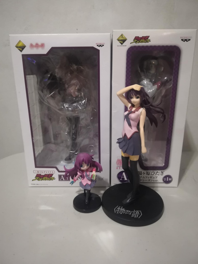 Senjougahara Hitagi figure set, Hobbies & Toys, Toys & Games on Carousell