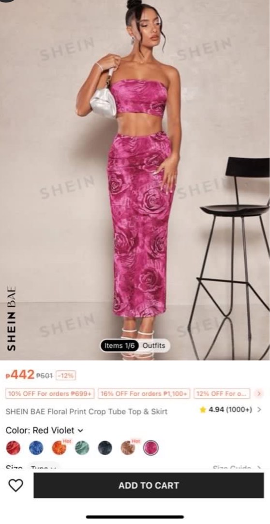 shein pink beach coordinates, Women's Fashion, Dresses & Sets, Sets or ...
