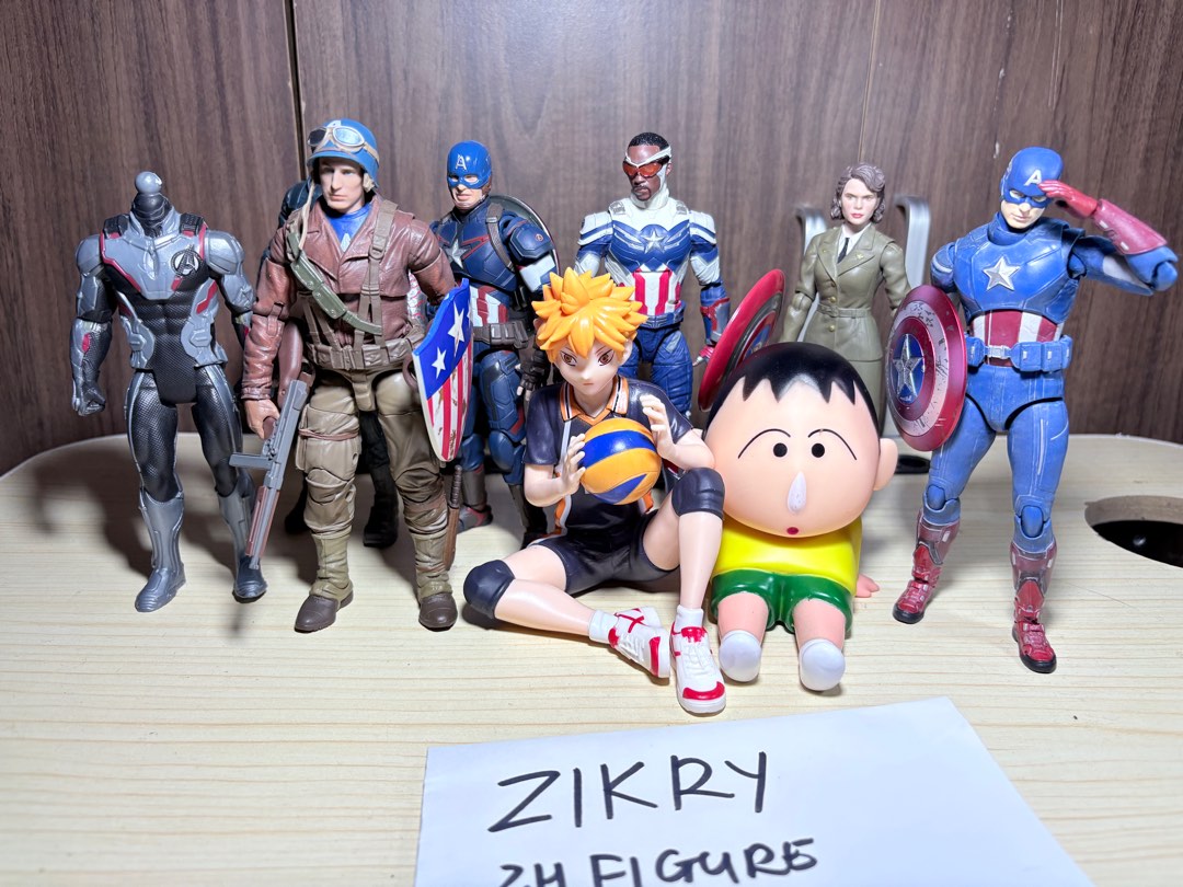 SHF Captain America Marvel Legends Cap Peggy Carter Mafex, Hobbies ...