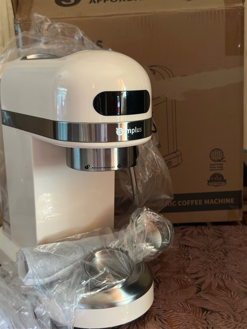 Simplus Espresso Coffee Maker Machine With Milk Frother Wand Coffee ...