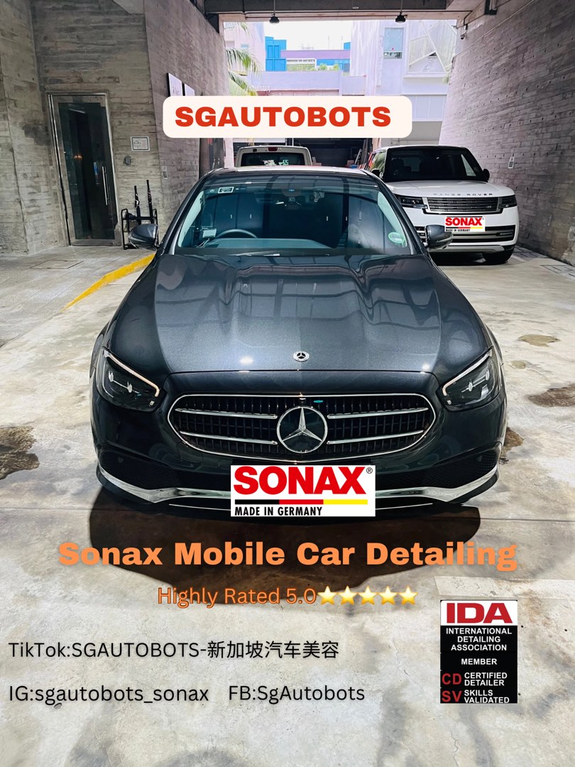 Sonax Ceramic Coating/Mobile Car Detailing/Interior Detailing /Pest Fumigation/Disinfectant ...