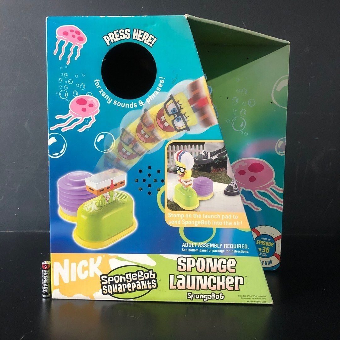 SpongeBob SquarePants Launcher Nickelodeon, Hobbies & Toys, Toys ...
