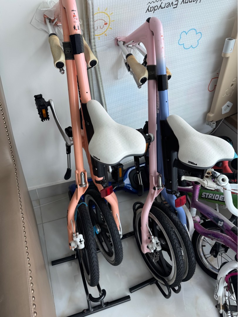 STRIDA 可摺疊單車2部, 運動產品, 單車及配件, 單車 - Carousell