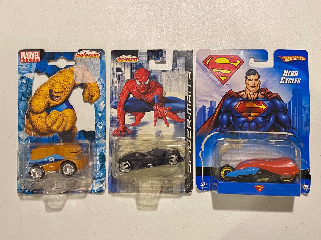 Superhero Collectible Cars, Hobbies & Toys, Toys & Games on Carousell