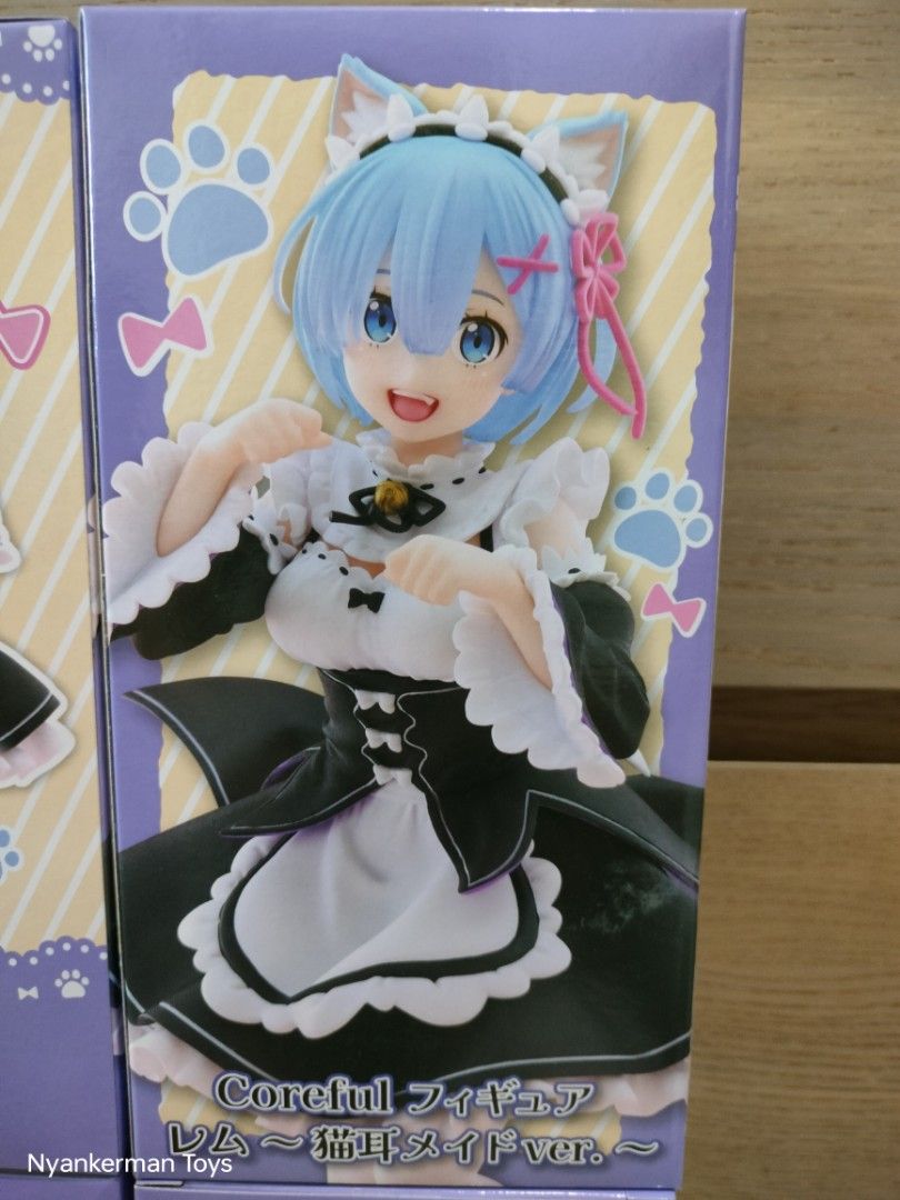 TAITO Re:Zero Starting Life in Another World Coreful Figure - REM (Cat ...