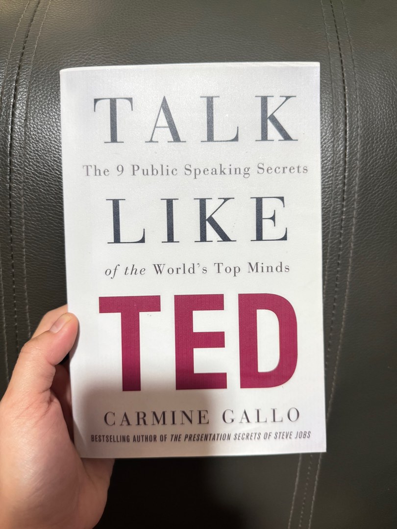 Talk like ted, Hobbies & Toys, Books & Magazines, Fiction & Non-Fiction ...