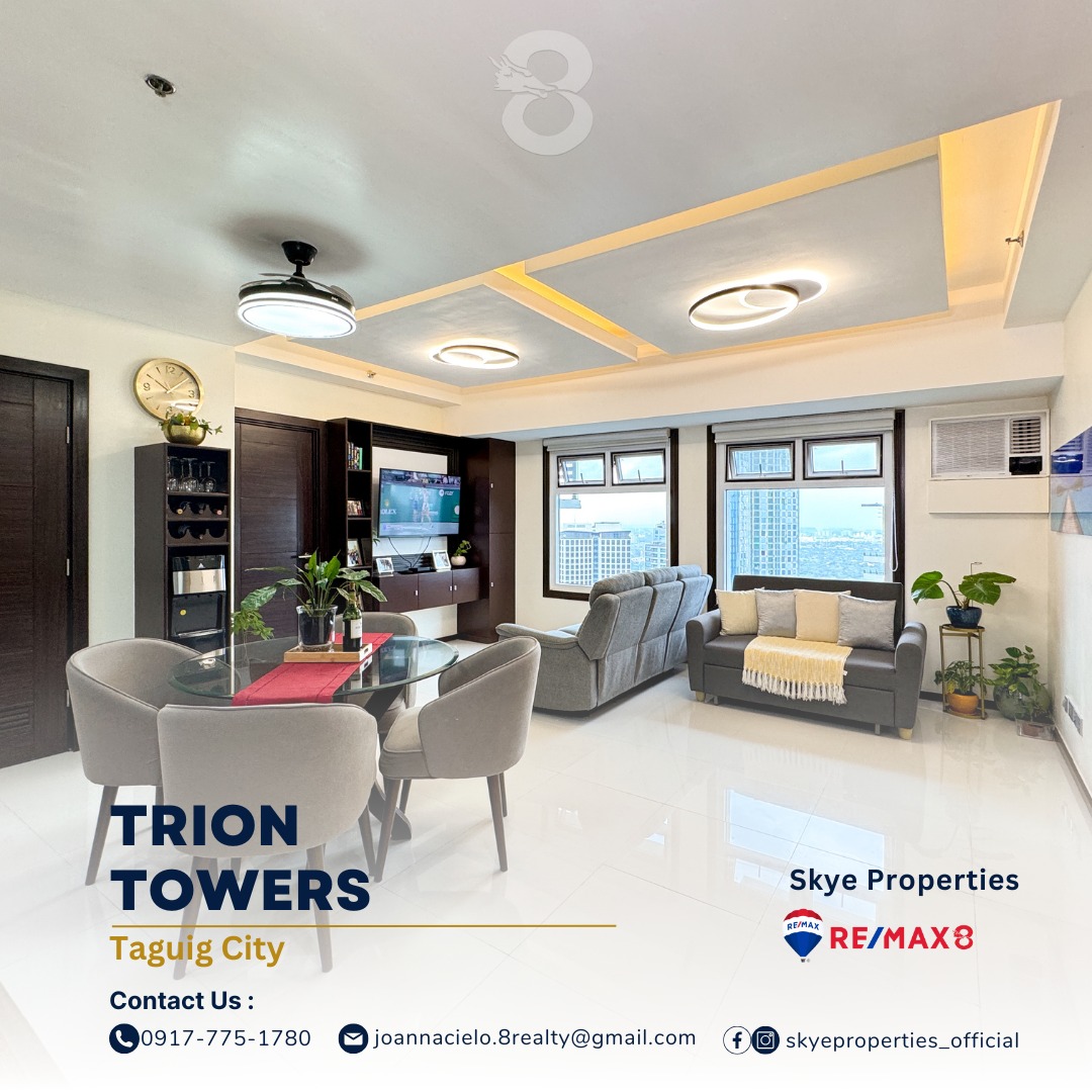 Trion Towers, 2-Bedroom Unit for Sale, Taguig City, Property, For Sale ...