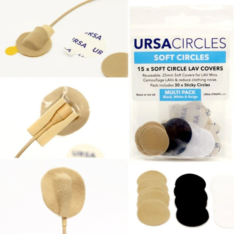 URSA SOFT CIRCLE - 15x Soft Circles + 30x Stickies Single Colour - BLACK, Audio, Portable Audio ...