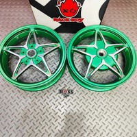 Velg Race Boy Five Star Green Front & Rear Vespa Sprint Primavera ...