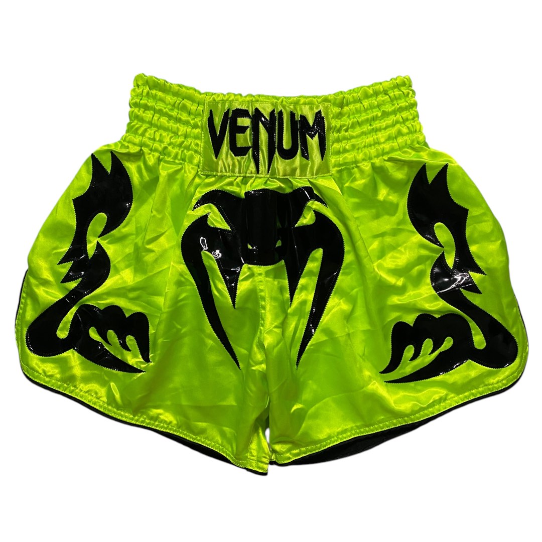 Venum Thai Neon Green Short, Men's Fashion, Bottoms, Shorts on Carousell