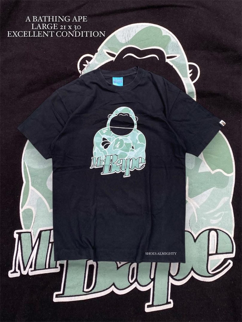 VINTAGE A BATHING APE, Men's Fashion, Tops & Sets, Tshirts & Polo ...