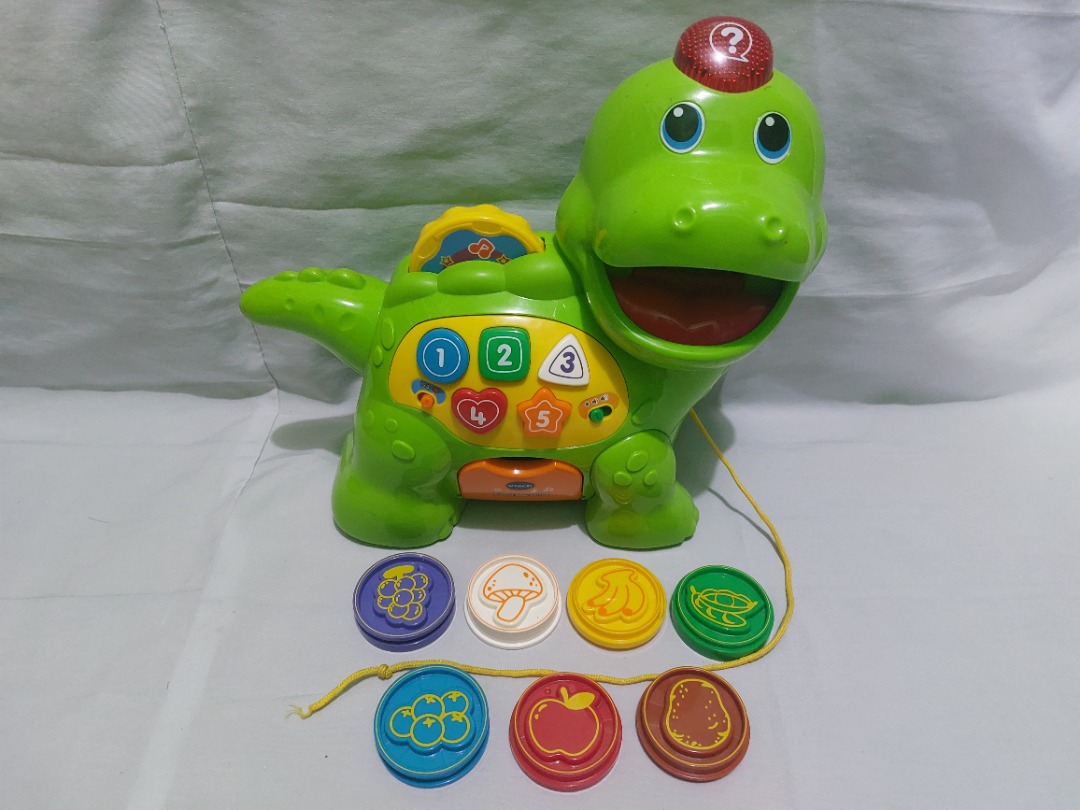 VTech Chomp and Count Dino, Hobbies & Toys, Toys & Games on Carousell