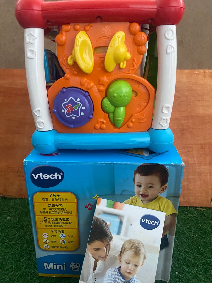 new - vtech turn&learn cube(dwibahasa -Eng&chinese, Hobbies & Toys ...