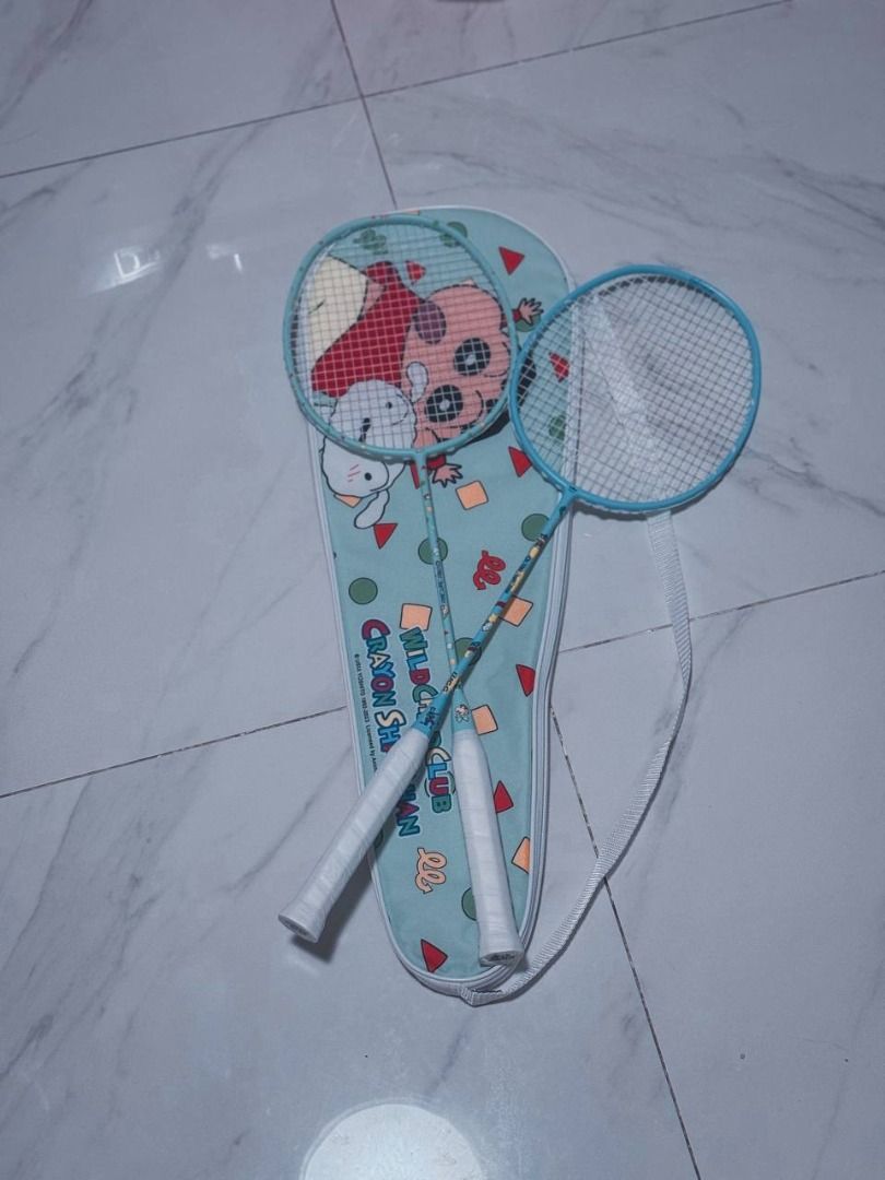 WCC Crayon Shin-chan official joint badminton racket full carbon ...