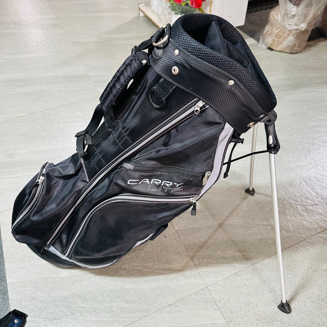 WILSON CARRY LITE STAND BAG no Head / Rain Cover Golfbag Good Condition ...
