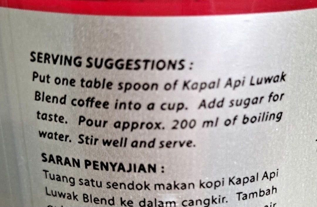 2x Civet Instant Coffee ☆ 200g ☆ Halal ☆ Indonesia Tana Toraja Kapal ...