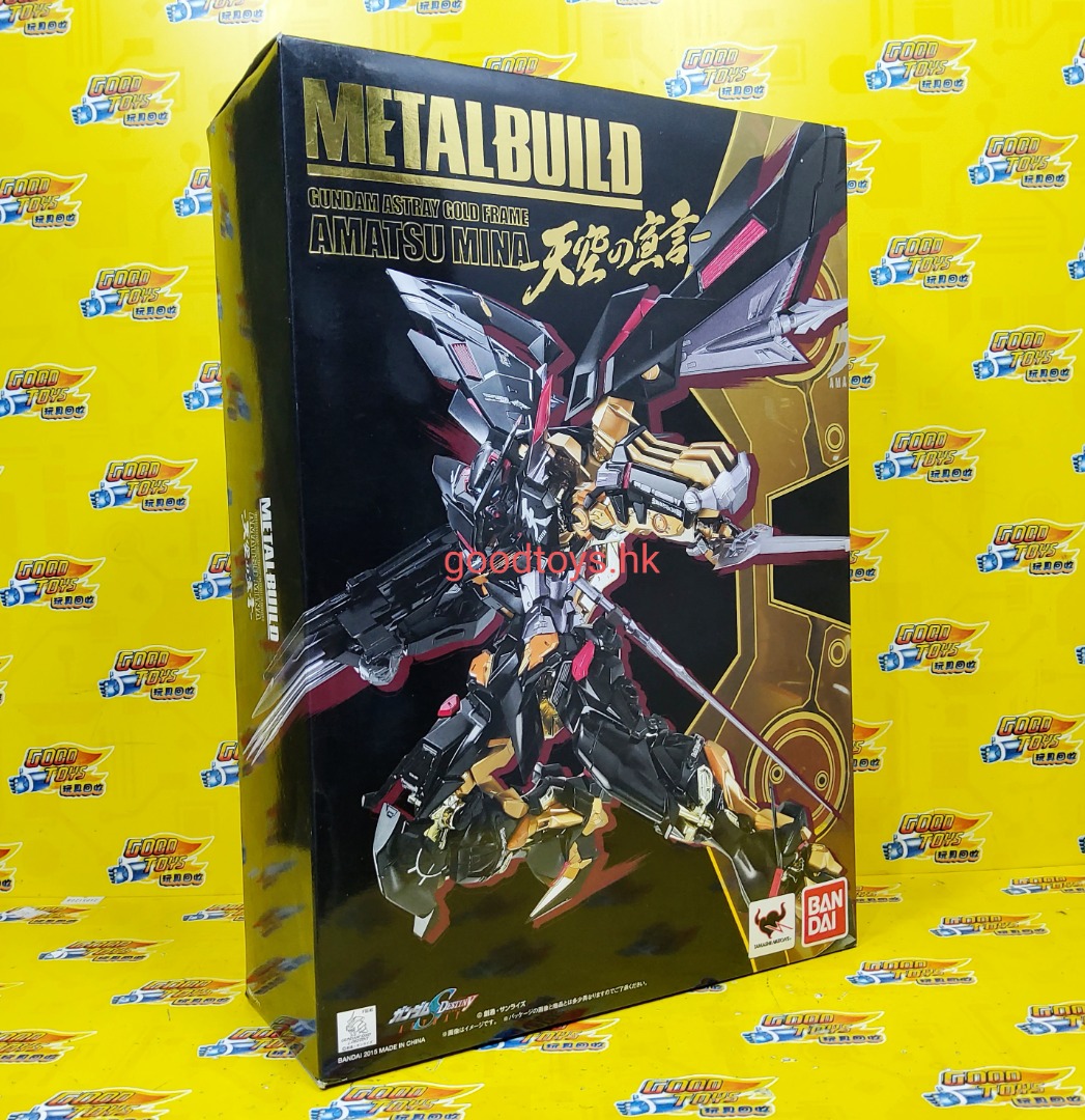 中古已開封 BANDAI METAL BUILD MBF-P01-RE2 GUNDAM ASTRAY GOLD FRAME AMATSU ...