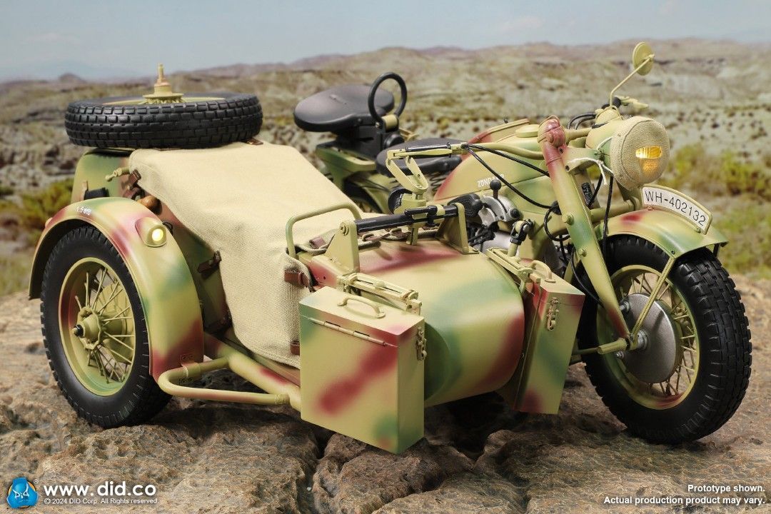 ️ PRE ORDER ! DID E60075 1/6 WWII German Zundapp KS 750 Motorcycle with ...