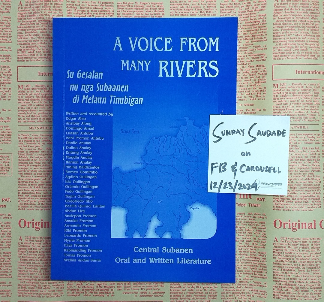 A Voice from Many Rivers: Central Subanen oral and written literature ...