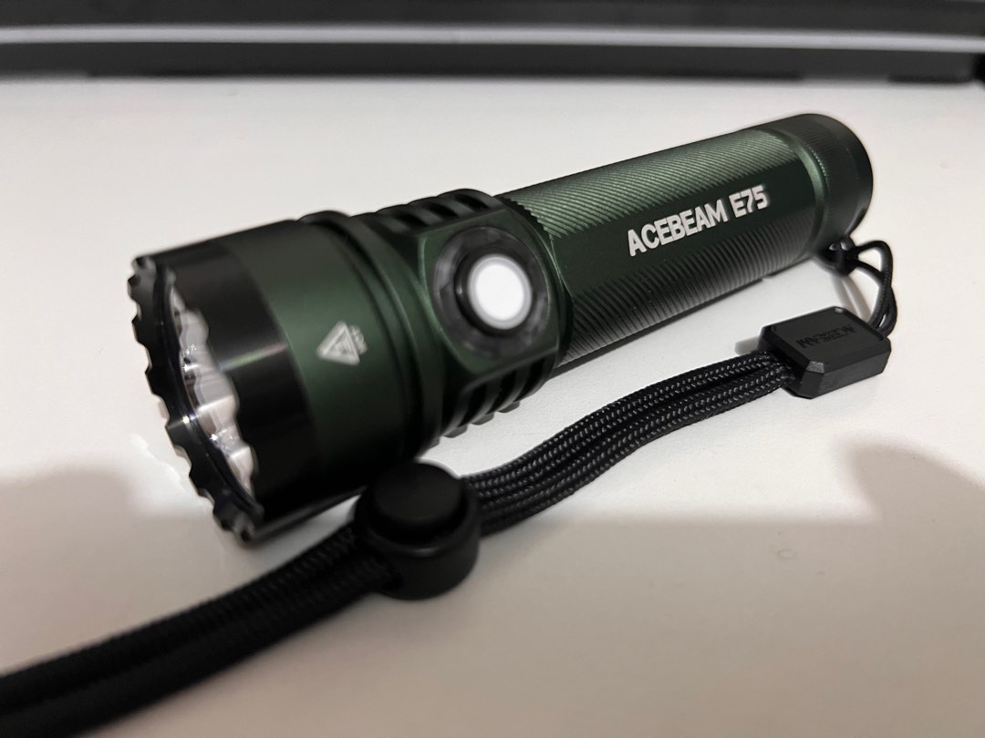 ACEBEAM E75 NICHIA 519A 5000K HI CRI, Sports Equipment, Hiking & Camping on Carousell