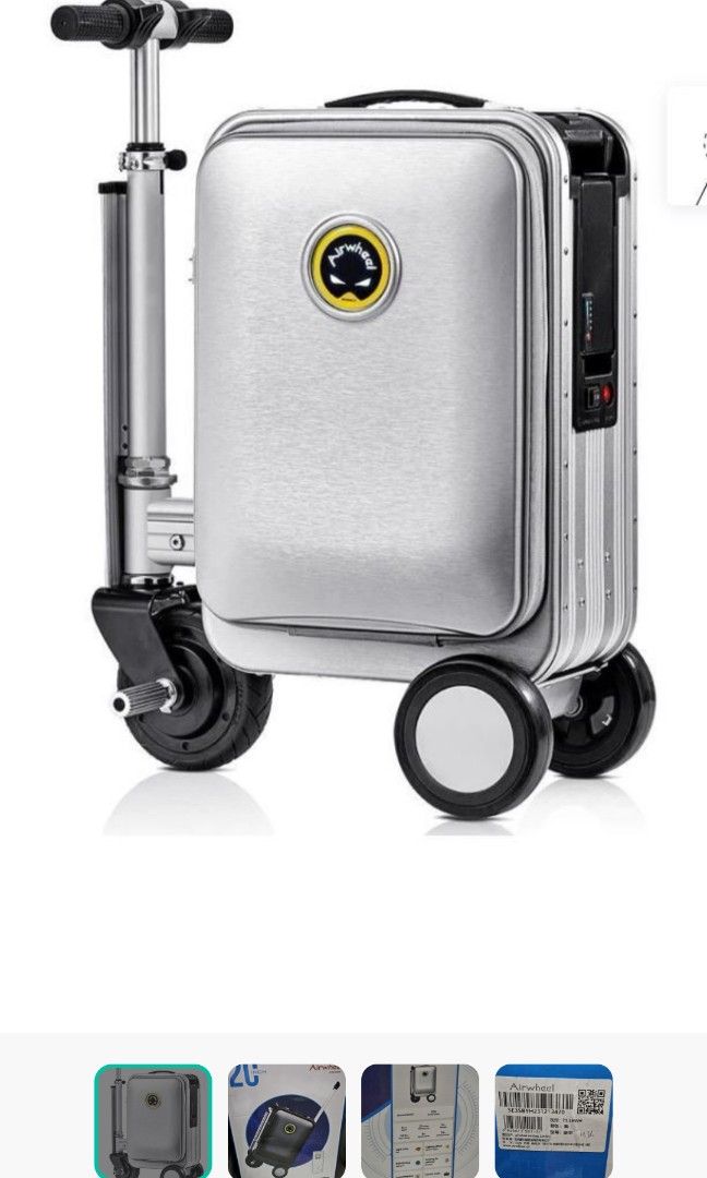 Airwheel SE3S robot luggage cabin size motorized suitcase, Hobbies ...