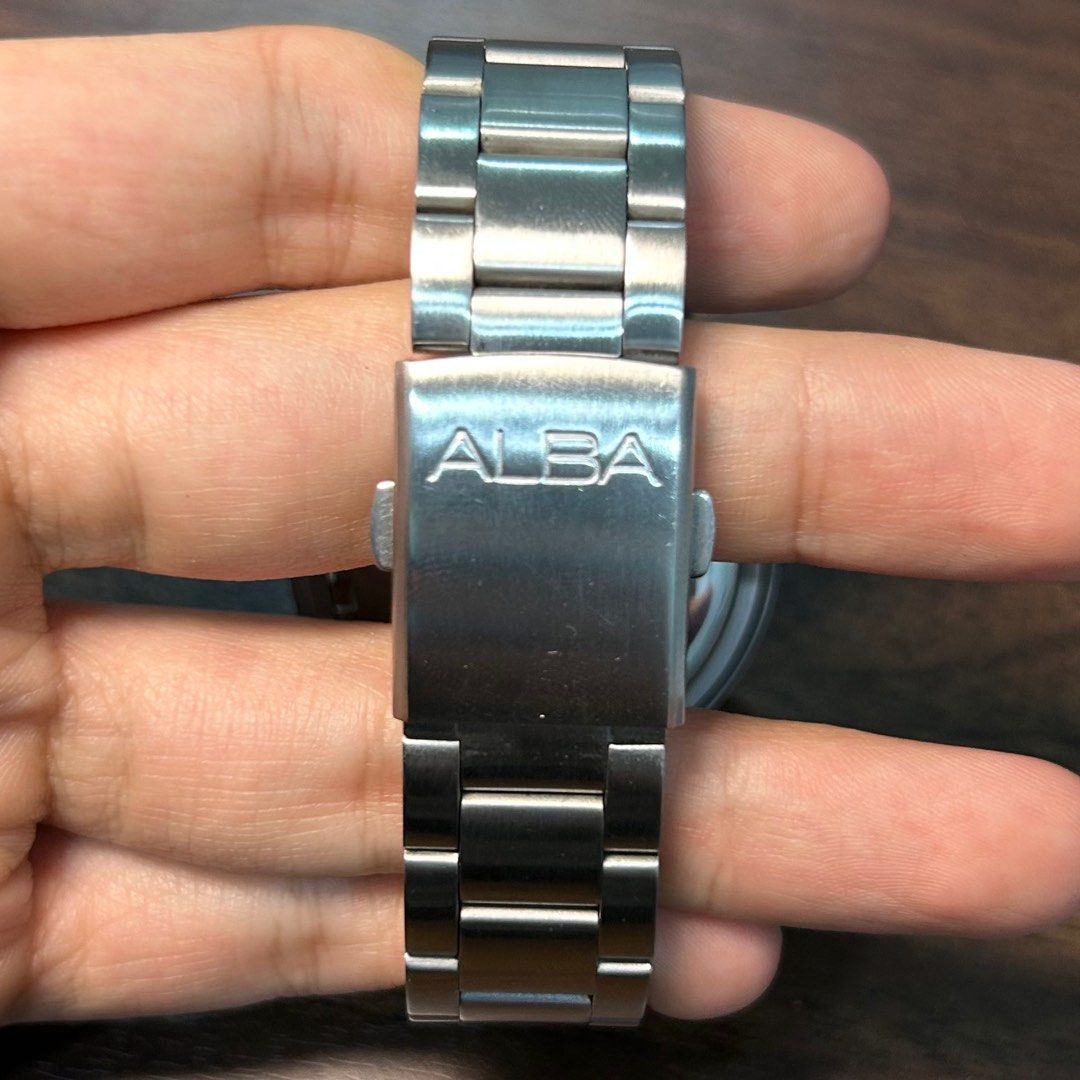 Alba Mini Tuna AL4343X Orange Dial Automatic Men Watch, Men's Fashion ...