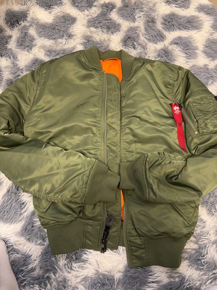 Alpha Industries MA1 slim fit size M, 男裝, 外套及戶外衣服 - Carousell