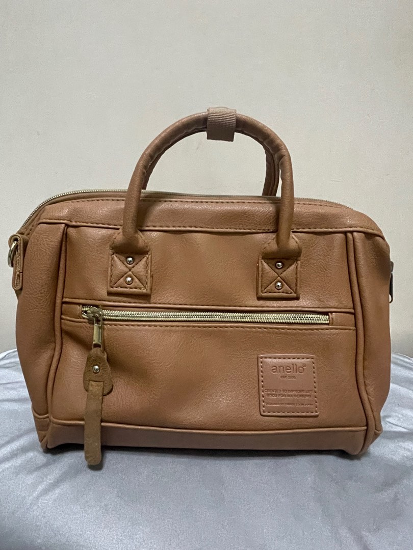 Anello PU Mini Boston Sling Bag, Women's Fashion, Bags & Wallets ...