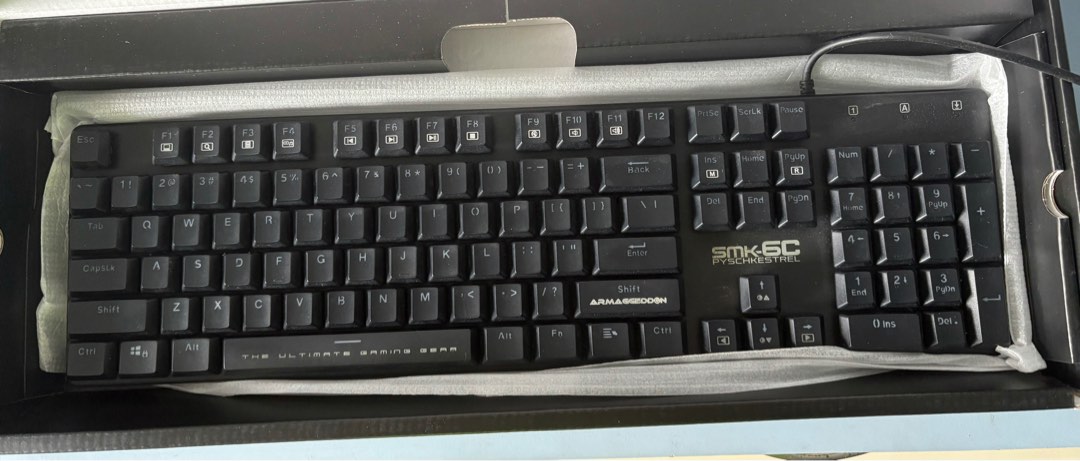 Armaggeddon SMK-6C Mechanical Gaming Keyboard, Computers & Tech, Parts ...