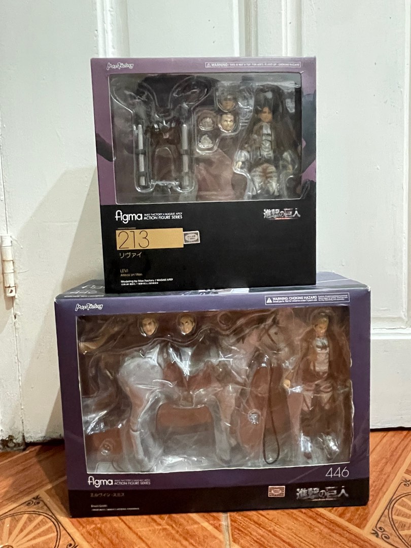 Attack on titan figma, Hobbies & Toys, Toys & Games on Carousell