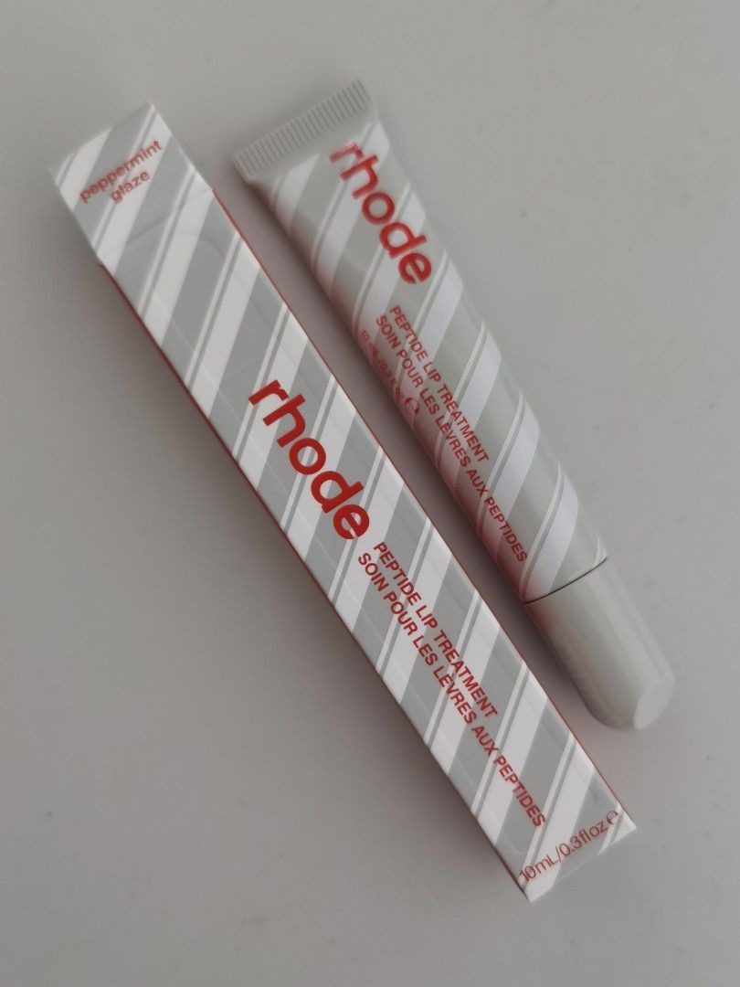正版 AUTHENTIC Rhode Peppermint Glaze Peptide Lip Treatment by Hailey ...