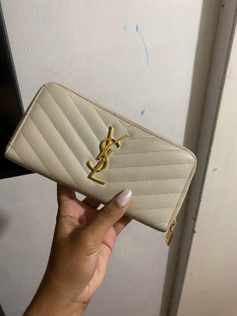 Authentic YSL Long wallet, Luxury, Bags & Wallets on Carousell